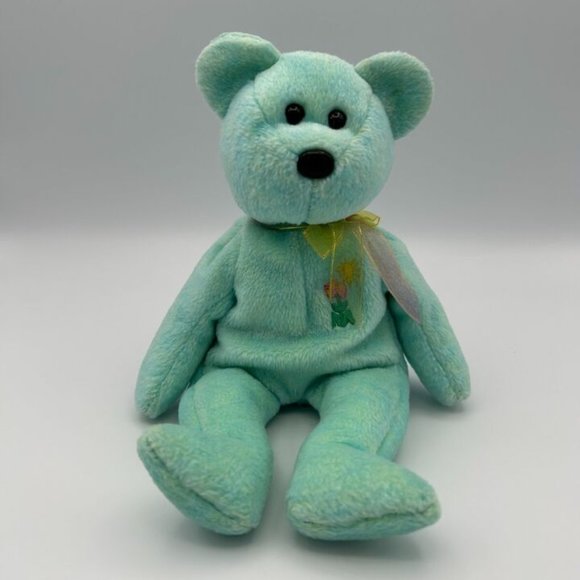 Ty | Toys | Ty Beanie Babies Collection Ariel Green Bear 200 Stuffed ...
